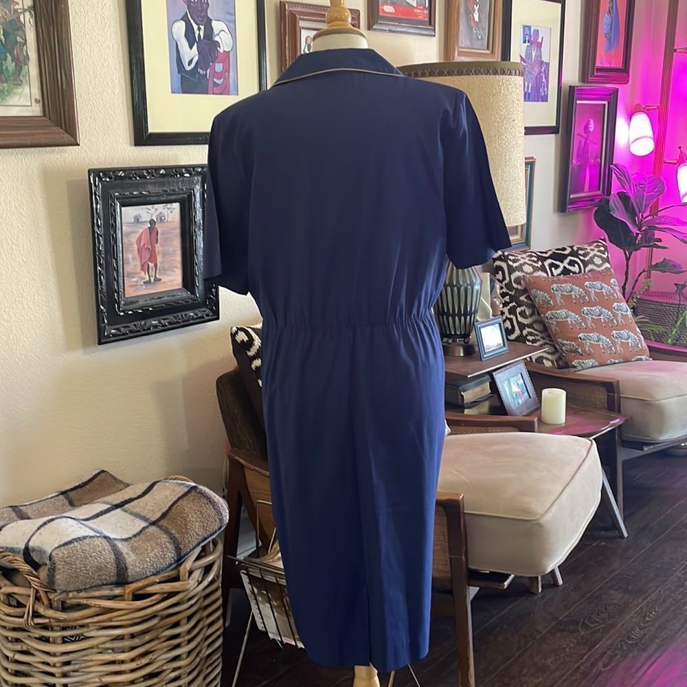 Vintage 1980s Office Dress - Gem